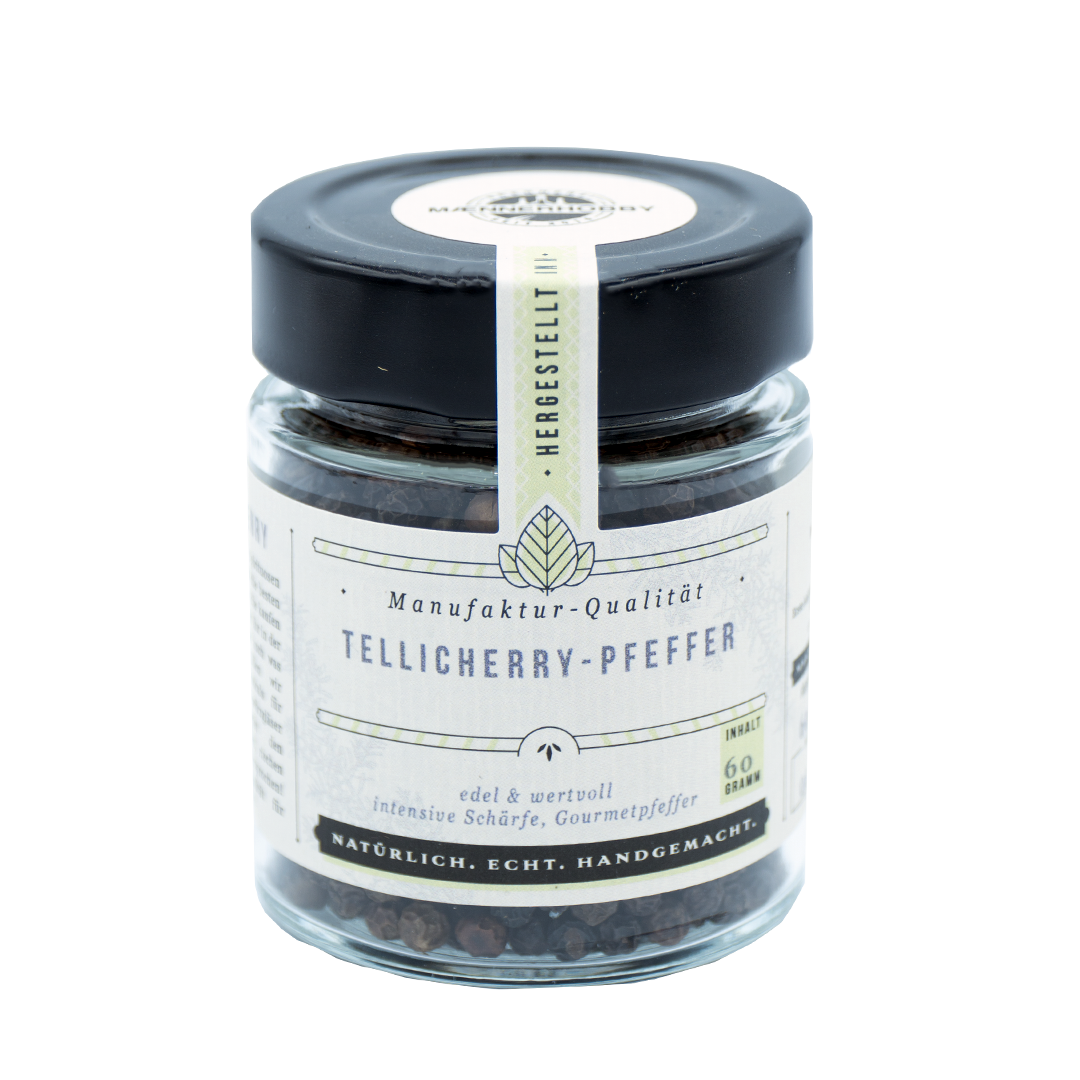 Tellicherry- Pfeffer 60gr - MAENNERHOBBY Brennerei